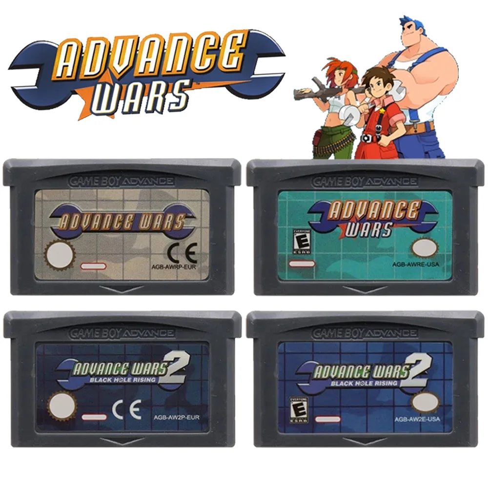 Advance-Wars-GBA-Card-32-Bit-Video-Game-Cartridge-Console-Card-For ...