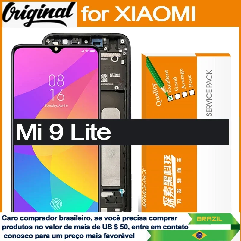 Substitui-o-OLED-LCD-para-Xiaomi-MI-9-Lite-Tela-Sens-vel-Ao-Toque ...