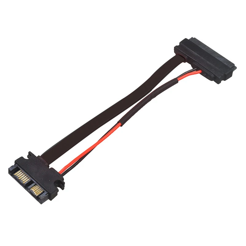 SATA Adapter Cable Serial ATA 22Pin 7+15 Female to Slimline SATA 13Pin ...
