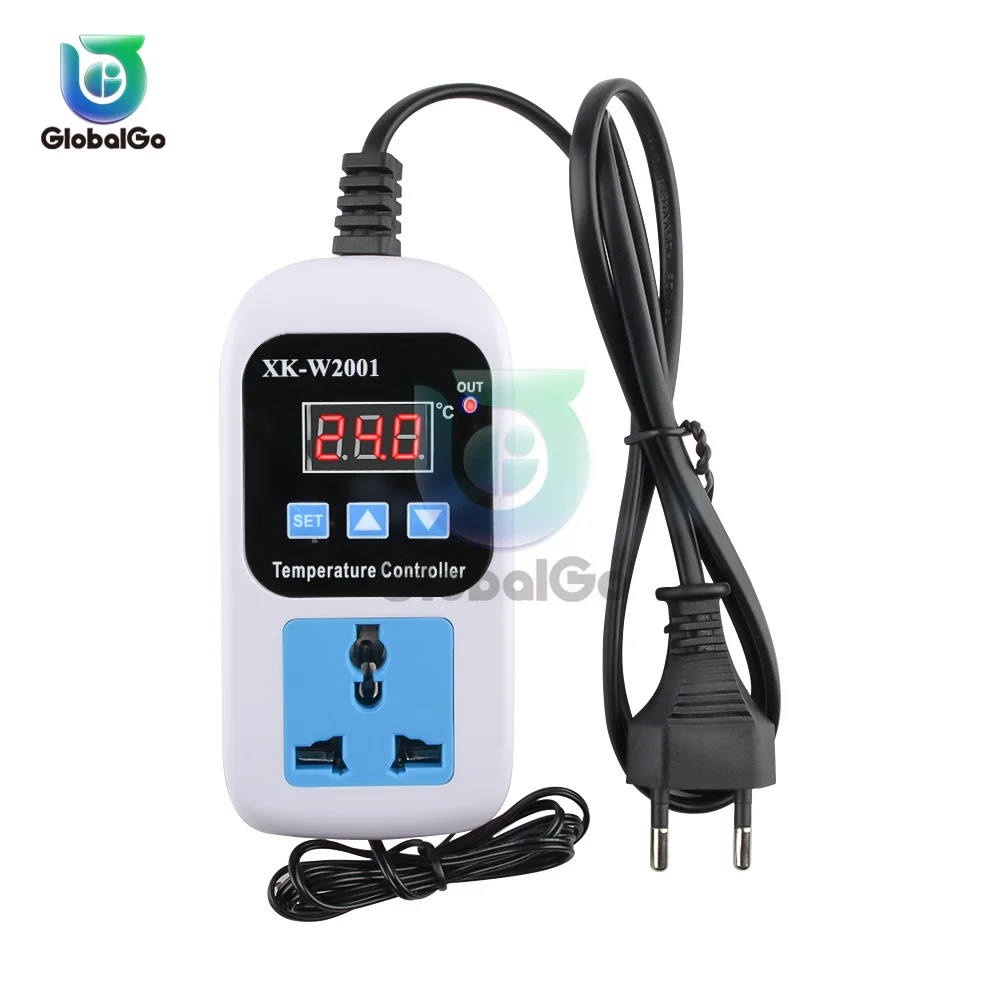 XK-W2001-Digital-LED-Temperature-Controller-Thermostat-Thermoregulator ...
