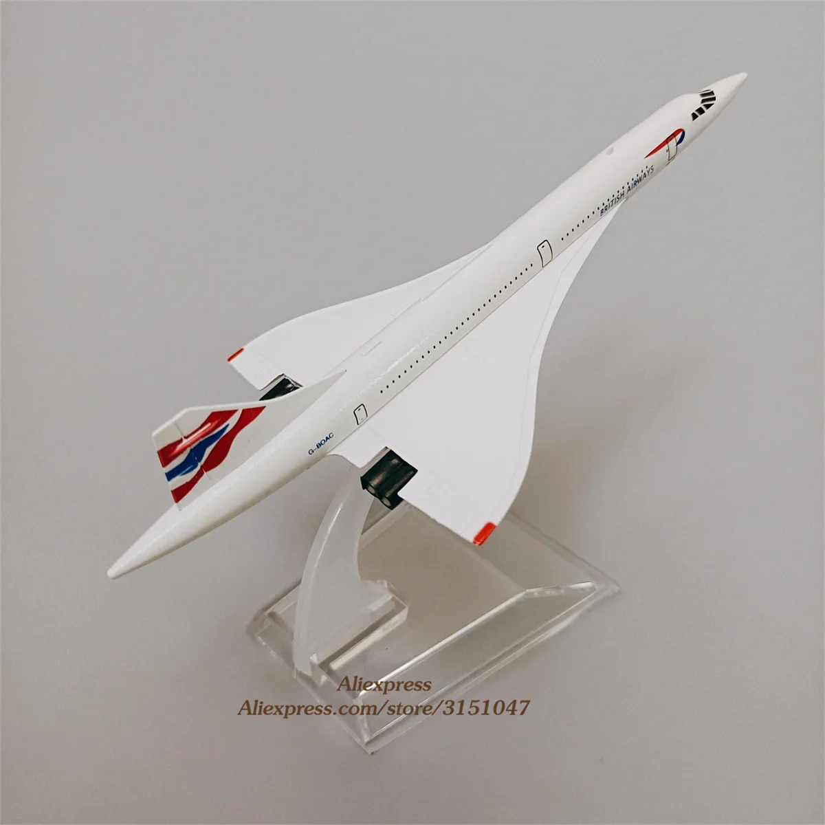 16cm-Airplane-Model-Air-British-Concorde-Aircraft-Model-Diecast-Metal ...