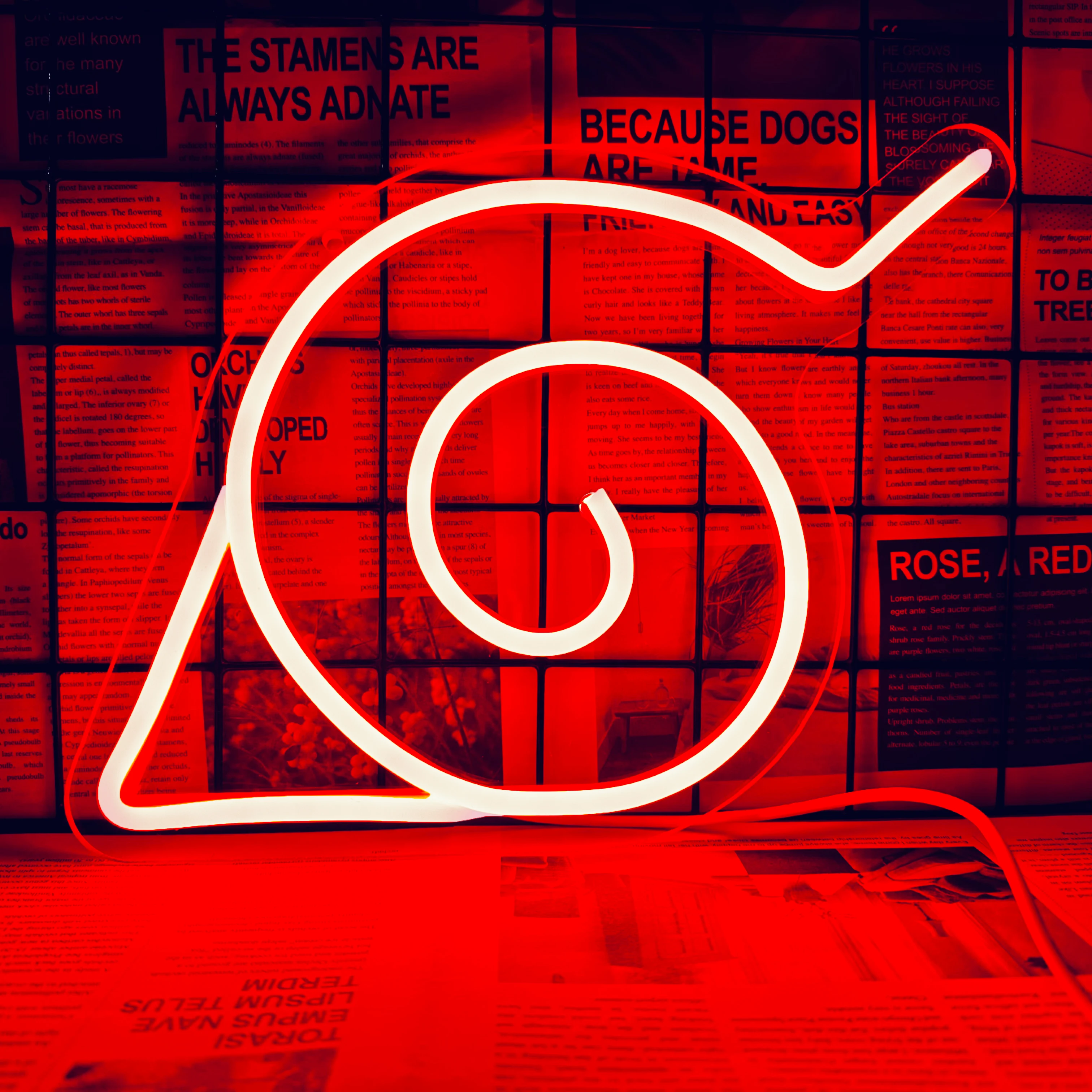 Anime Ninja Neon Sign Usb Powered Wall Art Room Decor Usb Powered Neon ...