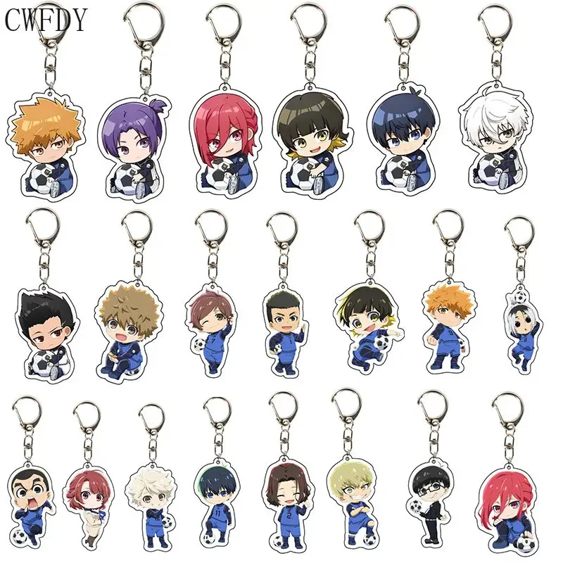Anime-BLUE-LOCK-Arcylic-Keychain-Cartoon-Figures-Isagi-Yoichi-Bachira ...