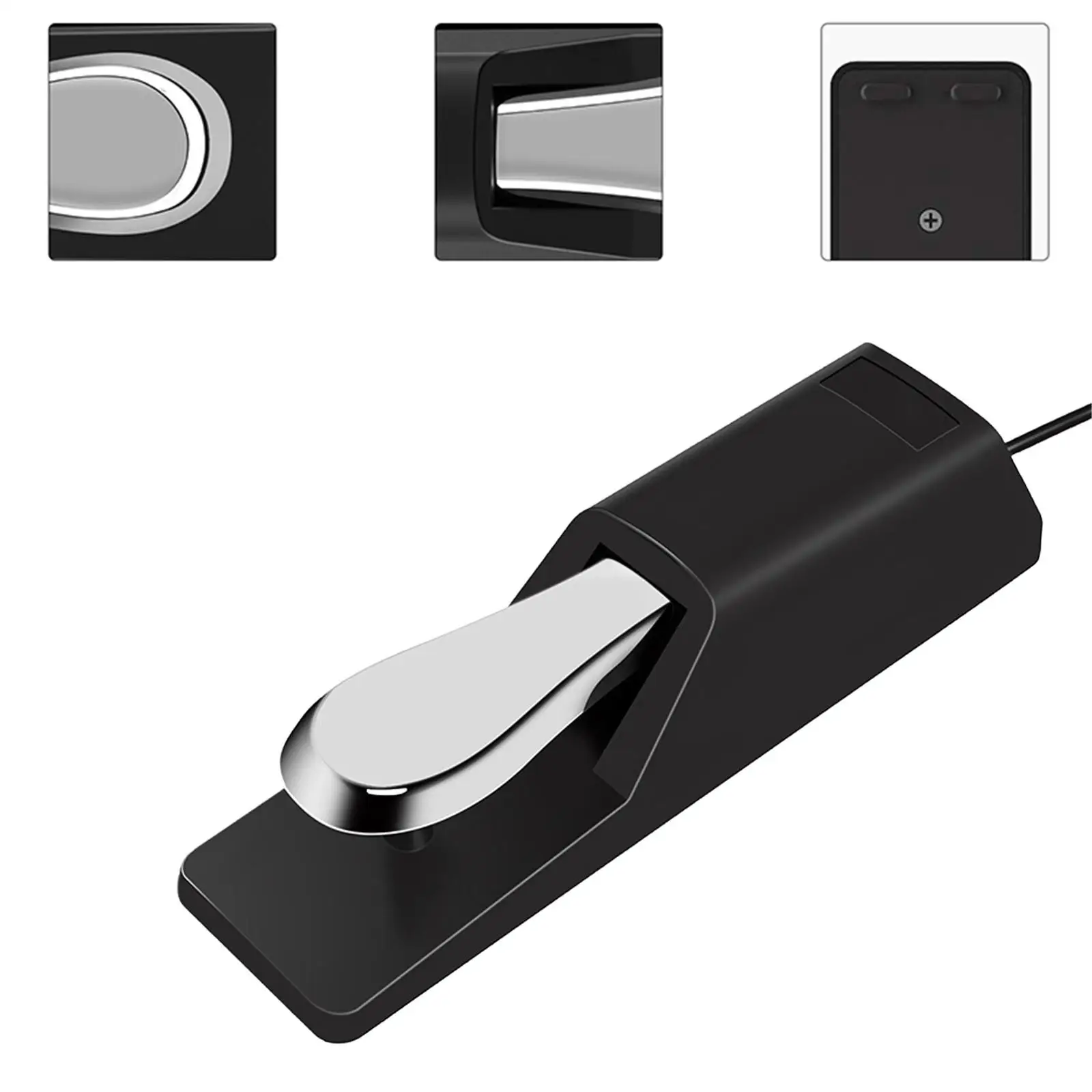 Sustain-Pedal-Keyboard-Sustain-Pedal-1-4inch-Jack-Professional-Sturdy ...