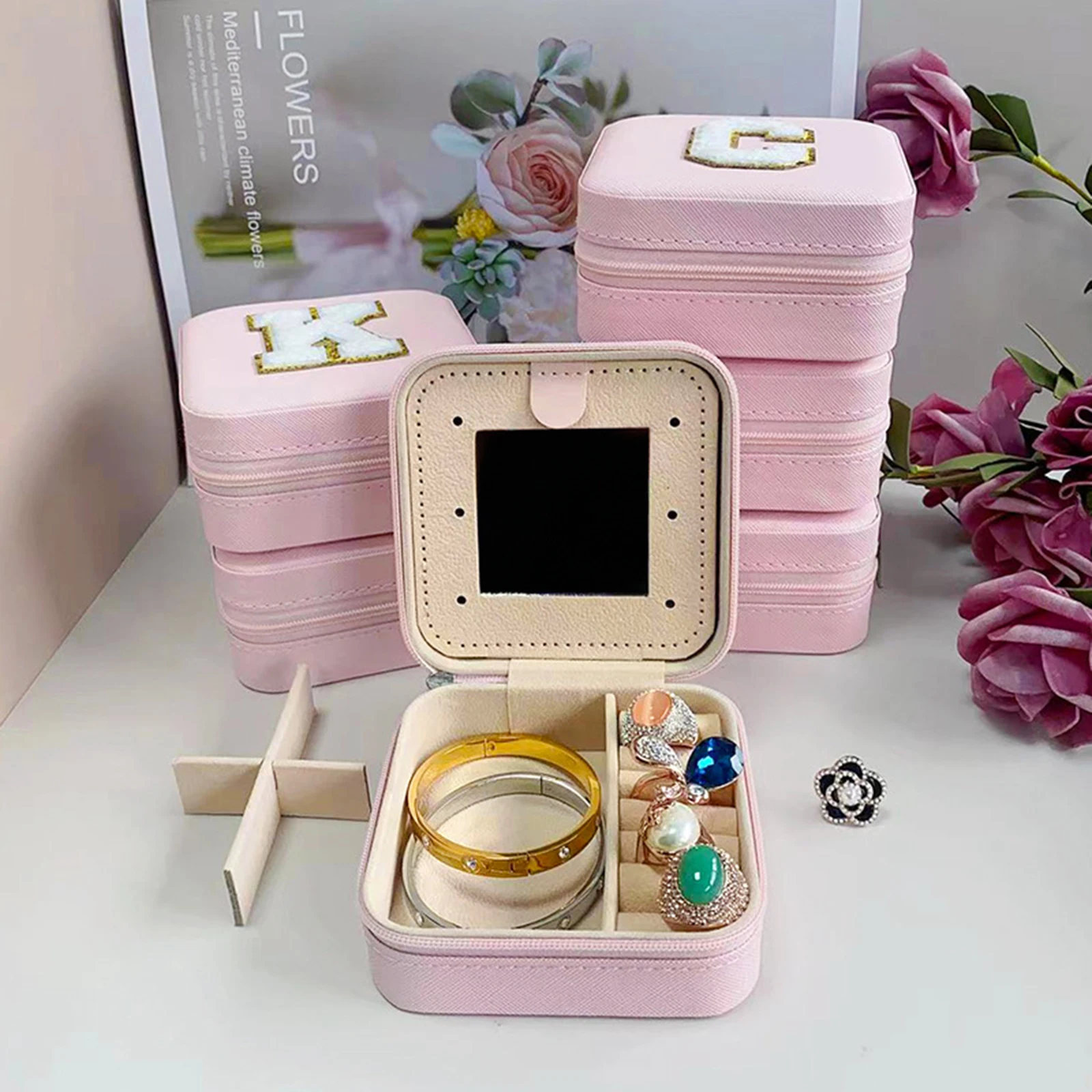 Creative-Letter-Travel-Jewelry-Box-Mini-Portable-Organizer-Travel-Case ...
