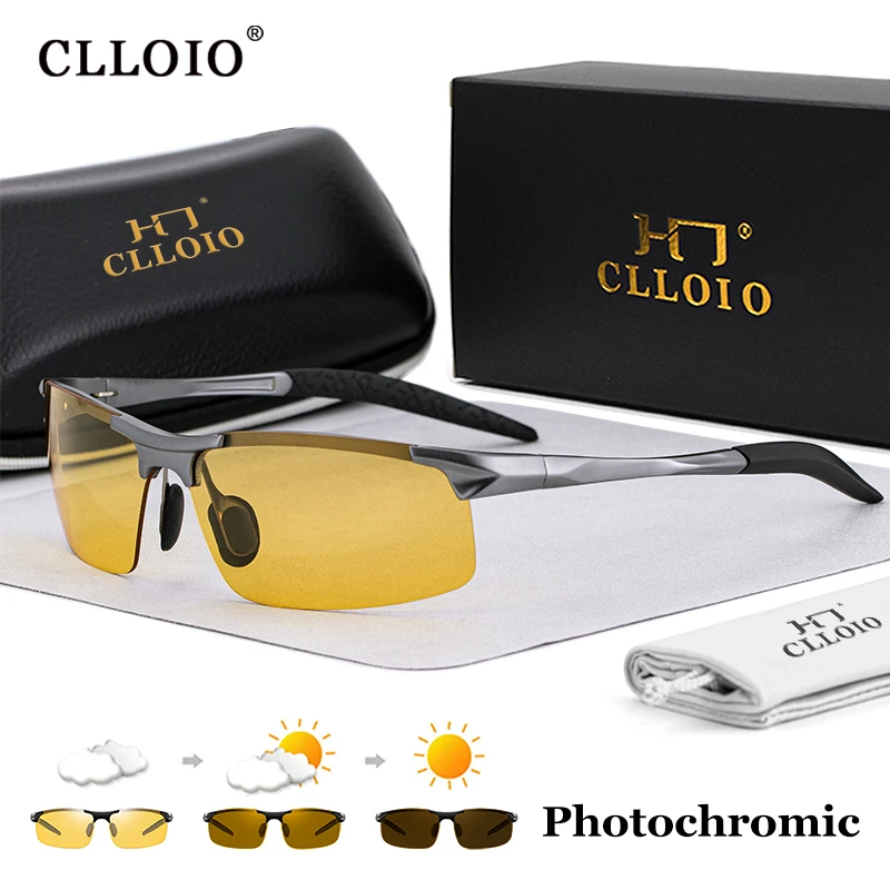 Clloio Top Anti-glare Day Night Vision Glasses Men Driving Polarized ...
