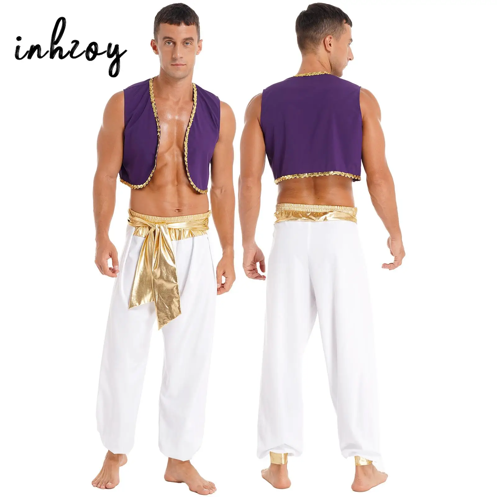 Mens-Halloween-Arabian-Prince-Costume-Mythical-Aladin-Party-Cosplay ...
