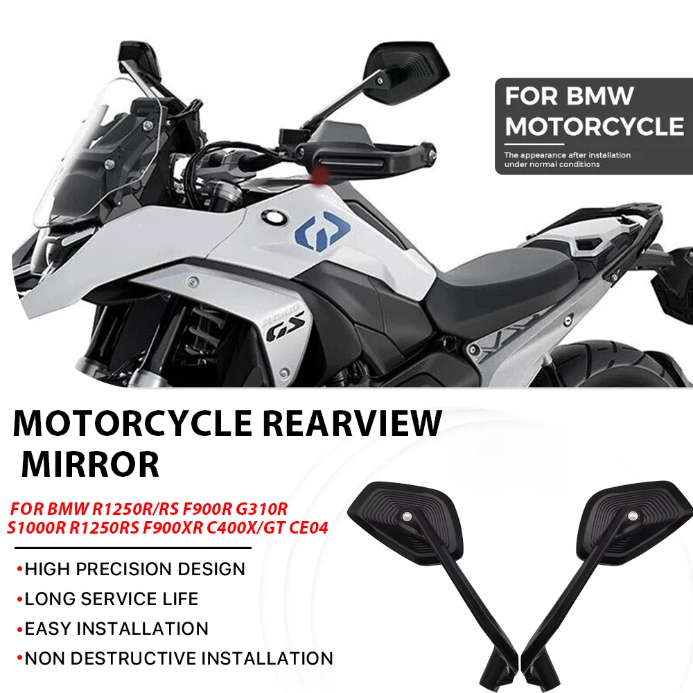 Motorcycle Rearview For BMW R1250R/RS F900R G310R Mirror S1000R R1250RS ...