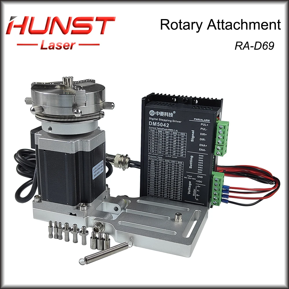 Hunst-D69-CNC-Router-Laser-Marking-Machine-Rotary-Axis-Chuck-for-Ring ...