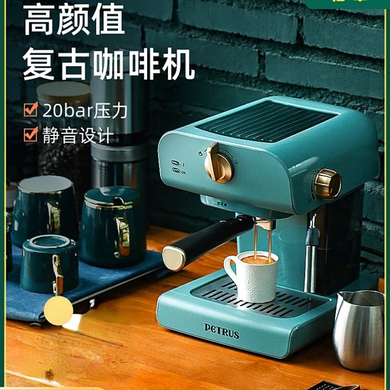 Italian Coffee Machine Fully Semi-automatic Commercial Steam Integrated ...