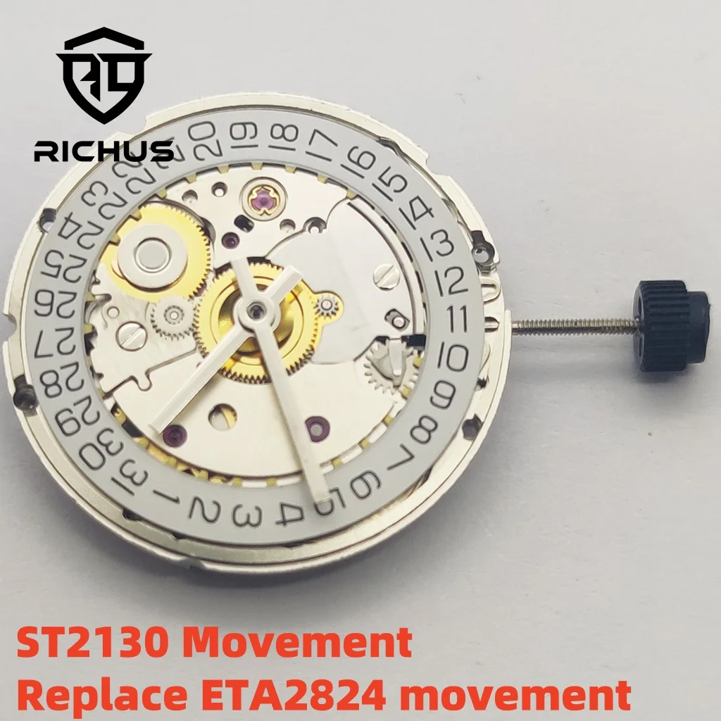 ST2130 Watch Movement 25Jewels Silver Frequenc High Accuracy ...