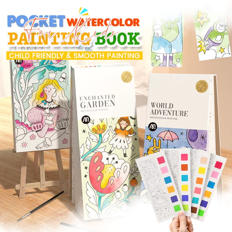 Paint Water Coloring Books | Book Coloring Watercolors | Water Color ...