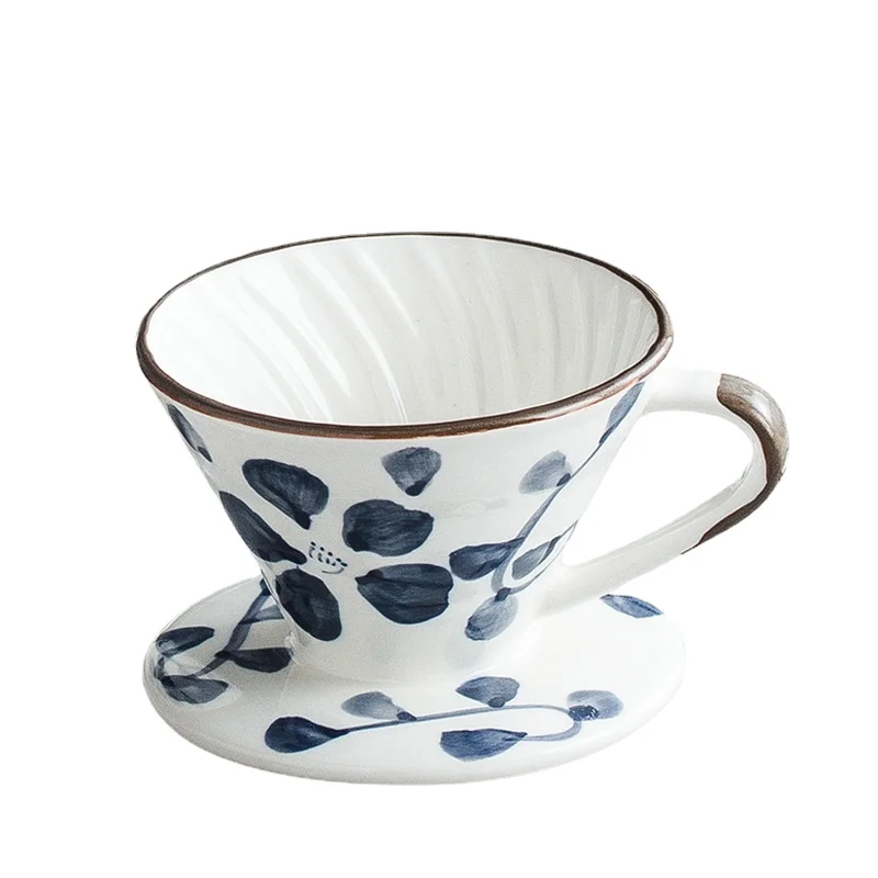 Ceramic-Coffee-Dripper-Hand-Painted-Style-Coffee-Drip-Filter-Cup ...