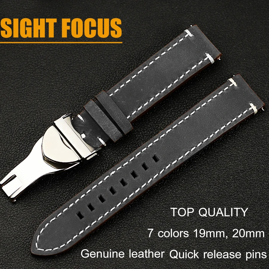 19mm-20mm-Genuine-Leather-Watch-Strap-for-Tudor-Ranger-Watch-Band ...