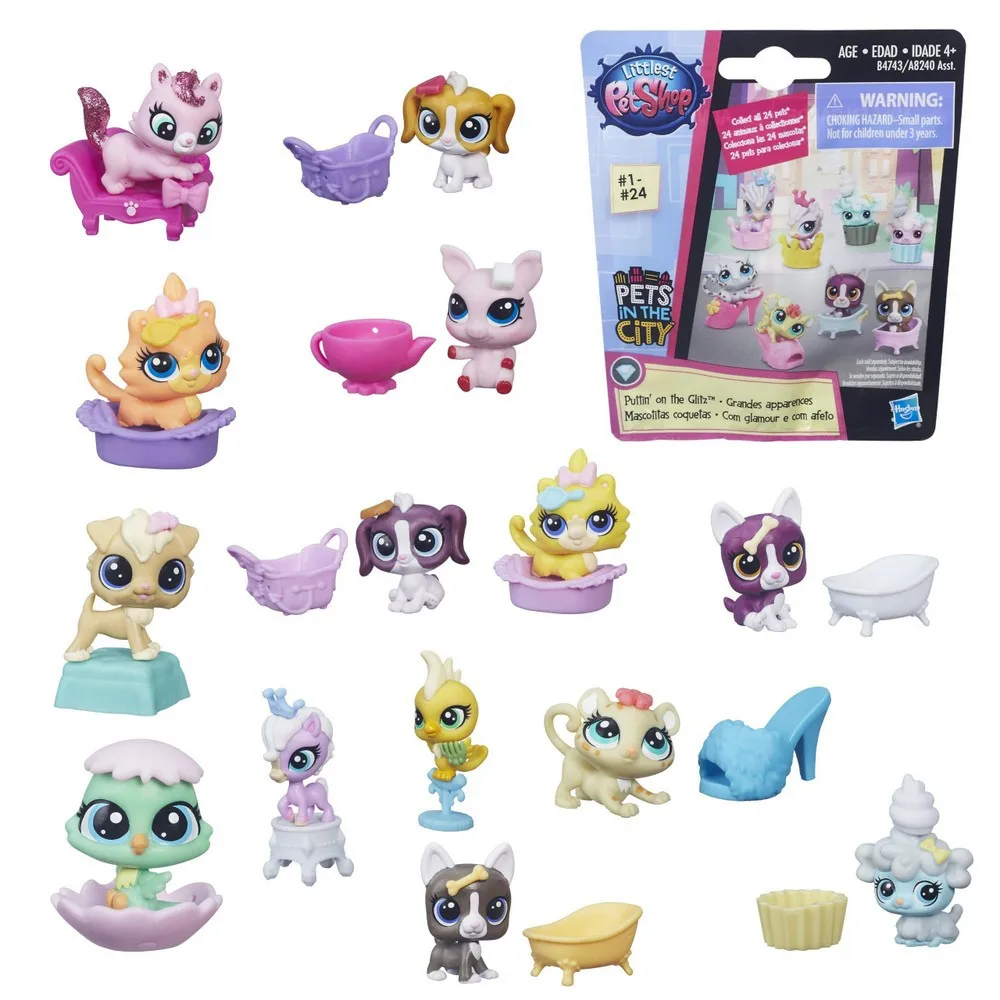 Hasbro-Littlest-Pet-Shop-Cute-Animal-Model-Figure-Cat-Model-Toys-LPS ...