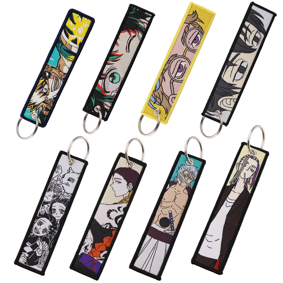 Japanese-Anime-Key-Tag-Cool-Characters-Embroidery-Jet-Tag-Motorcycles ...