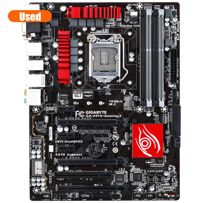 Used Gigabyte Ga-z97x-gaming 3 Lga 1150 Ddr3 Z97x-gaming 3 Usb2.0 Usb3.0 32gb Z97 Desktop ...