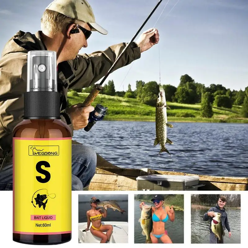 60ml-Fishing-Scent-Liquid-Natural-Fishing-Baits-Attractants-Bail-Drag ...