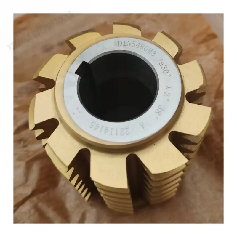 DIN5480-Standard-Module-M3-M3-5-HSS-Involute-Spline-Gear-Hob-Cutter ...