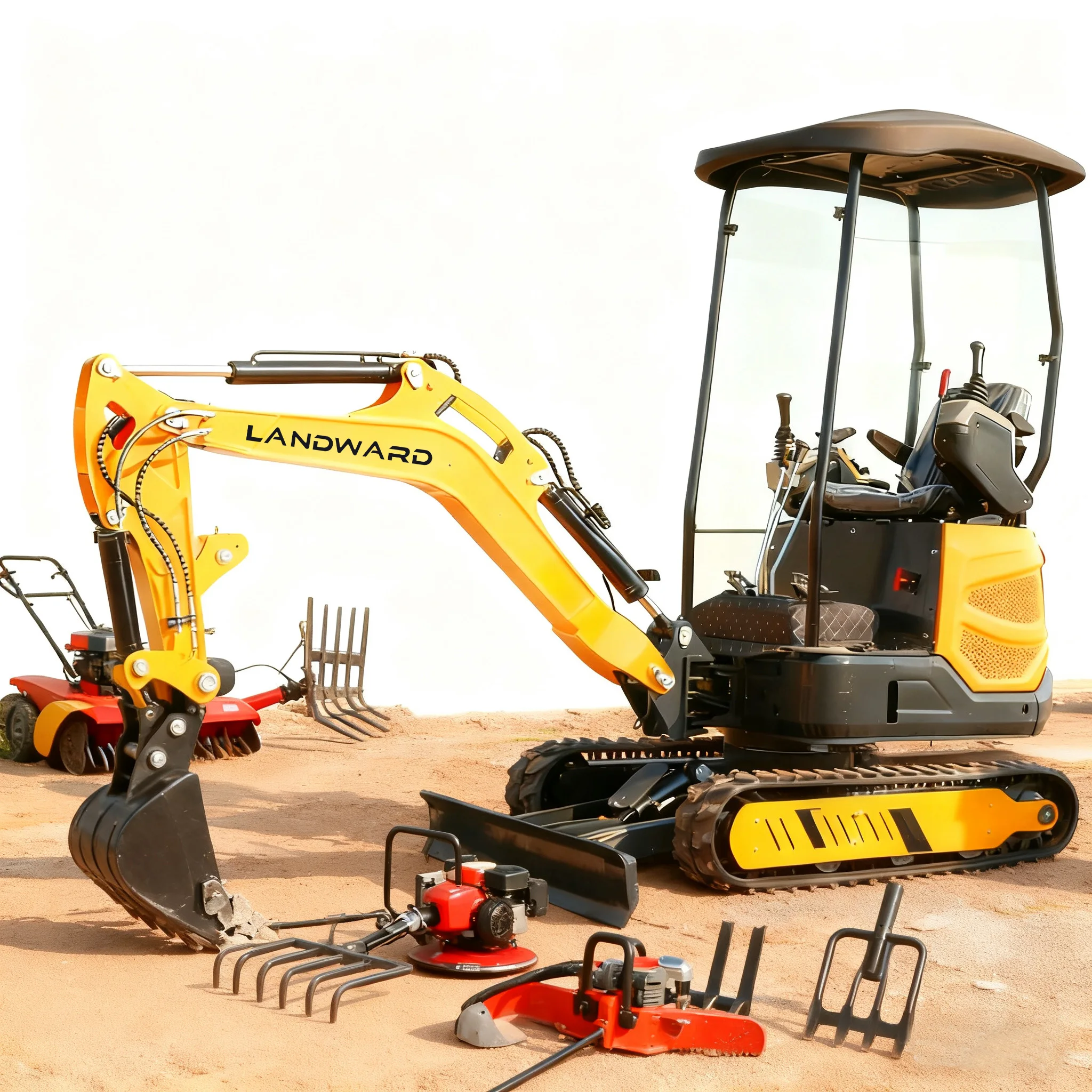 Home Use 1.8 Ton Mini Excavator CE Europe Best-Selling Mini Excavator ...