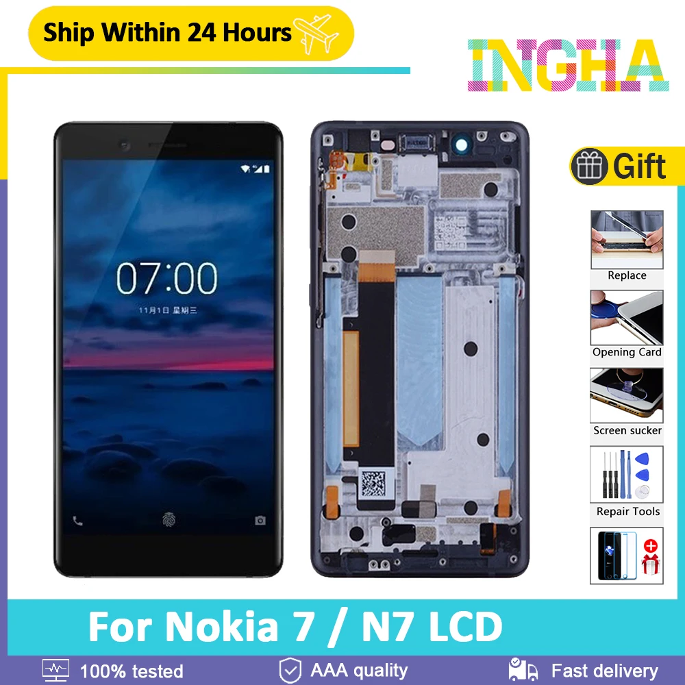 5-2-Original-For-Nokia-7-N7-2017-TA-1041-LCD-Display-Touch-Screen ...