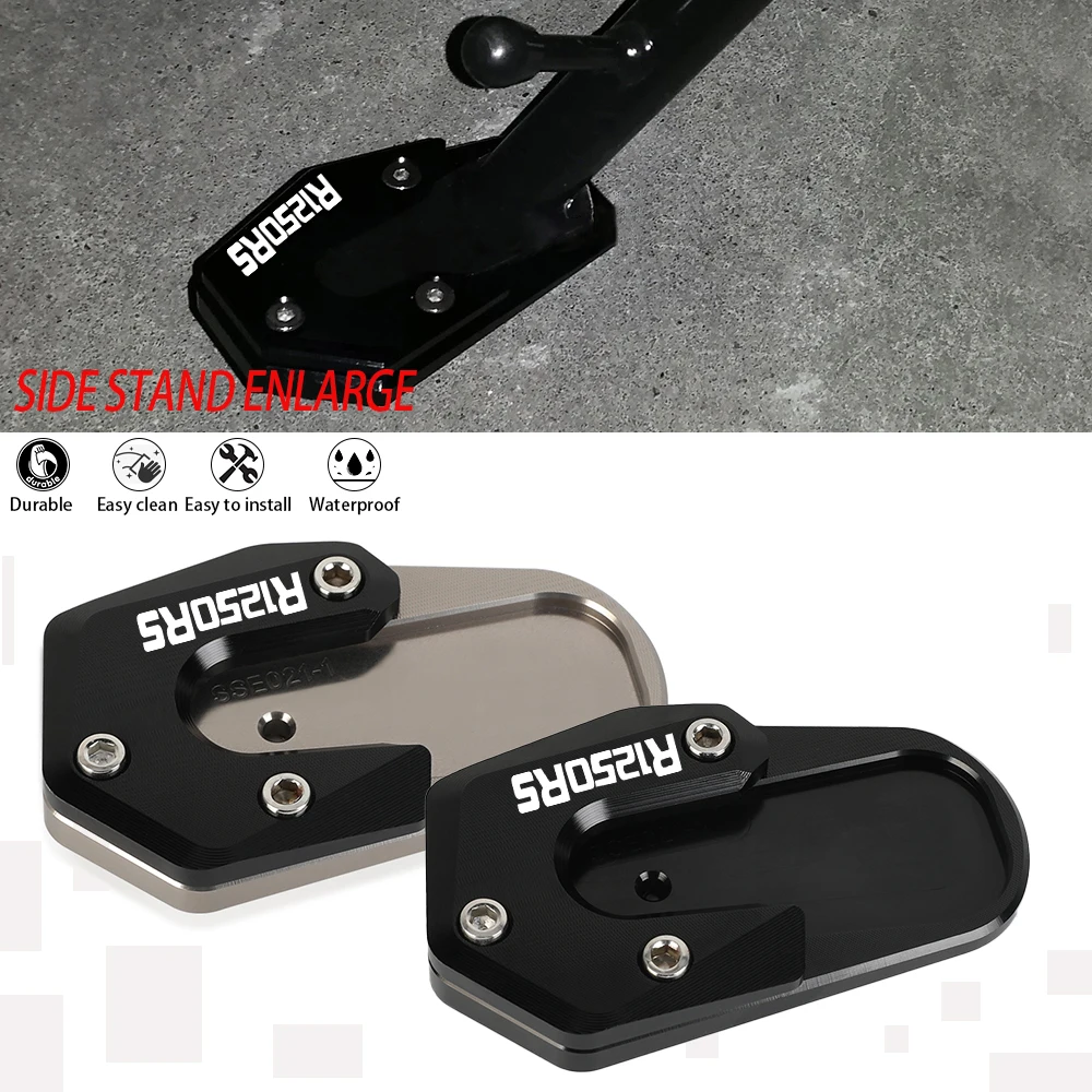 2023-Motorcycle-Side-Stand-Enlarger-Sled-Sidestand-Kickstand-Foot-Pad ...