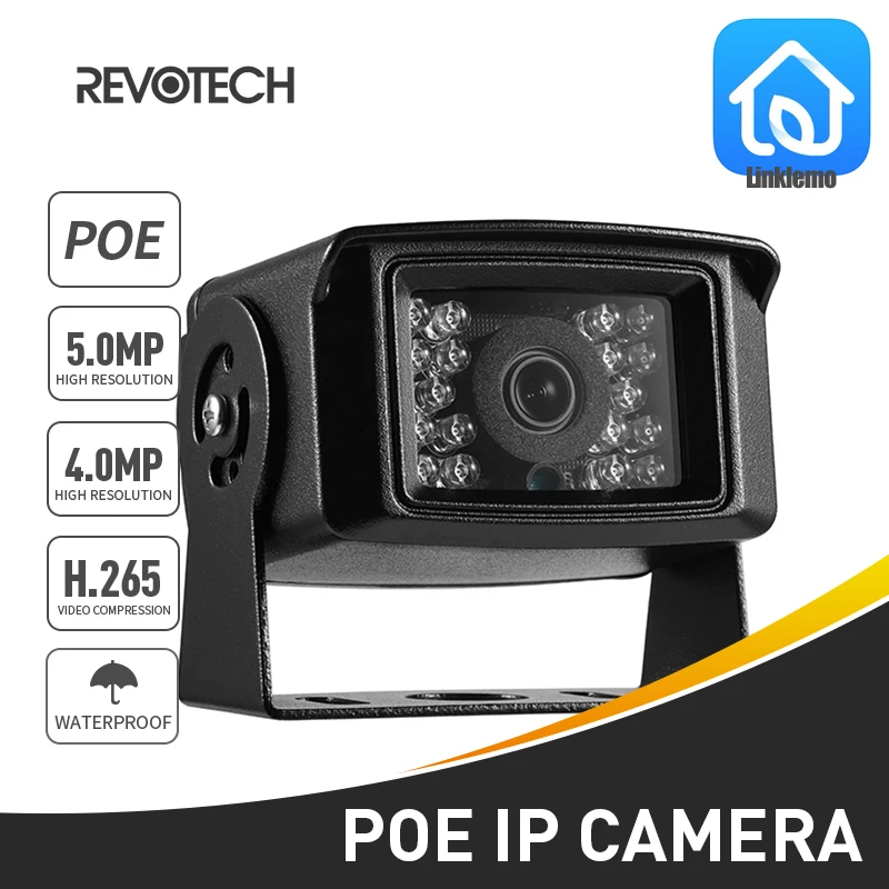 Revotech-Mini-Waterproof-POE-IP-Camera-5MP-4MP-UltraHD-Outdoor-Security ...