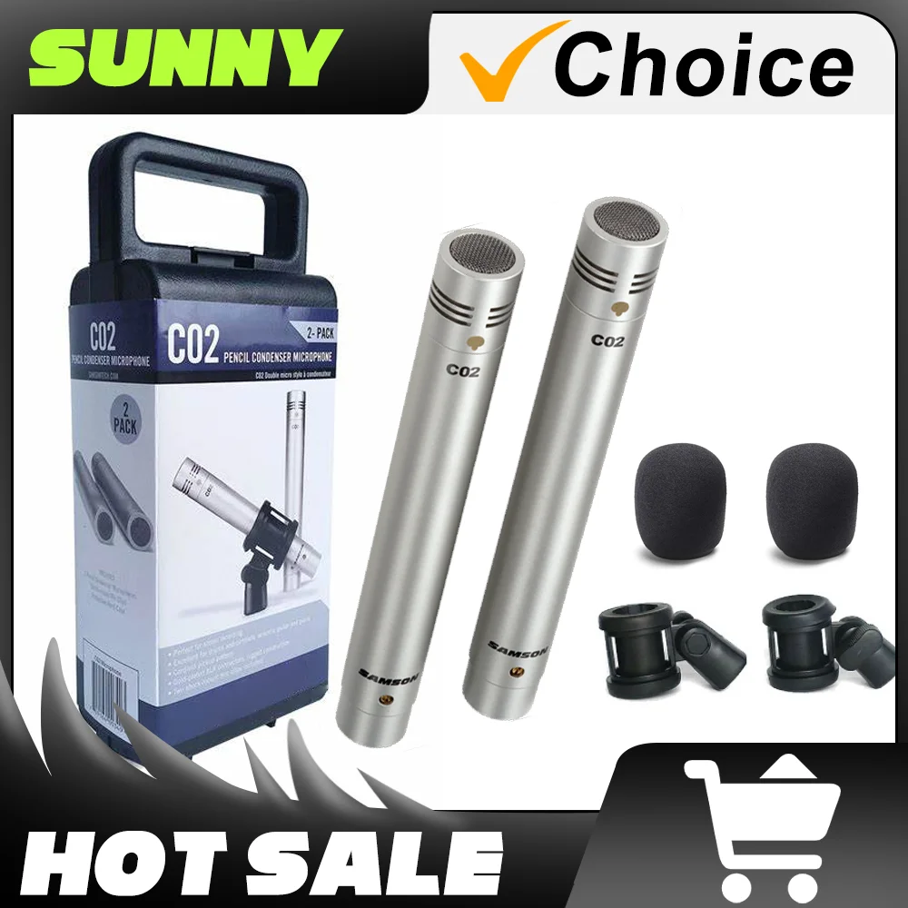 C02-One-Pair-Condenser-Small-Diaphragm-Suspension-Pencil-Shockproof ...