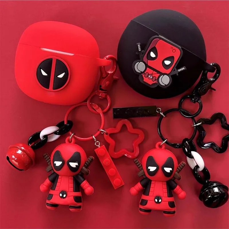 Marvel-Deadpool-Earphone-Case-Cover-for-Honor-Earbuds-X5-X6-X7-Silicone ...