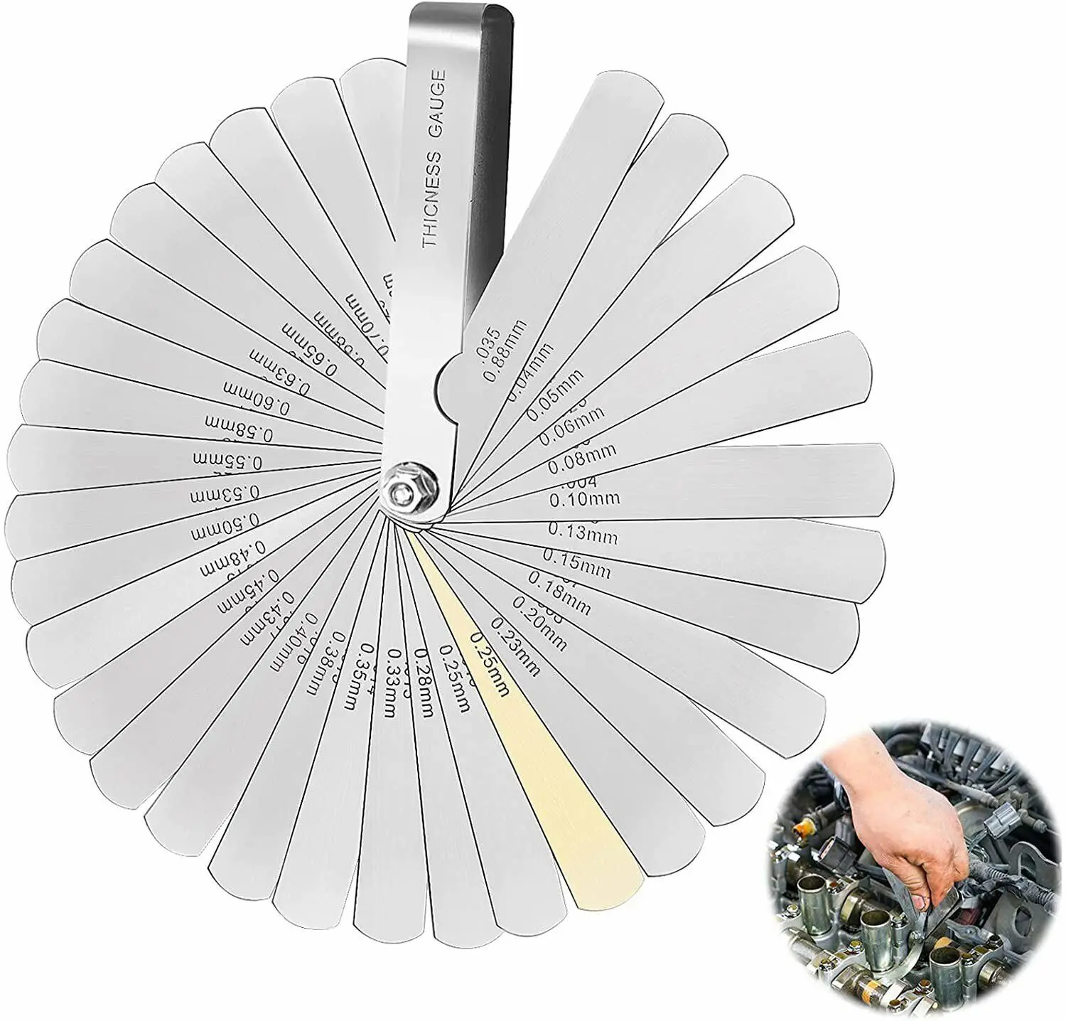 32-Blades-Universal-Metric-and-Imperial-Thickness-Gage-Set-Tappet-Valve ...