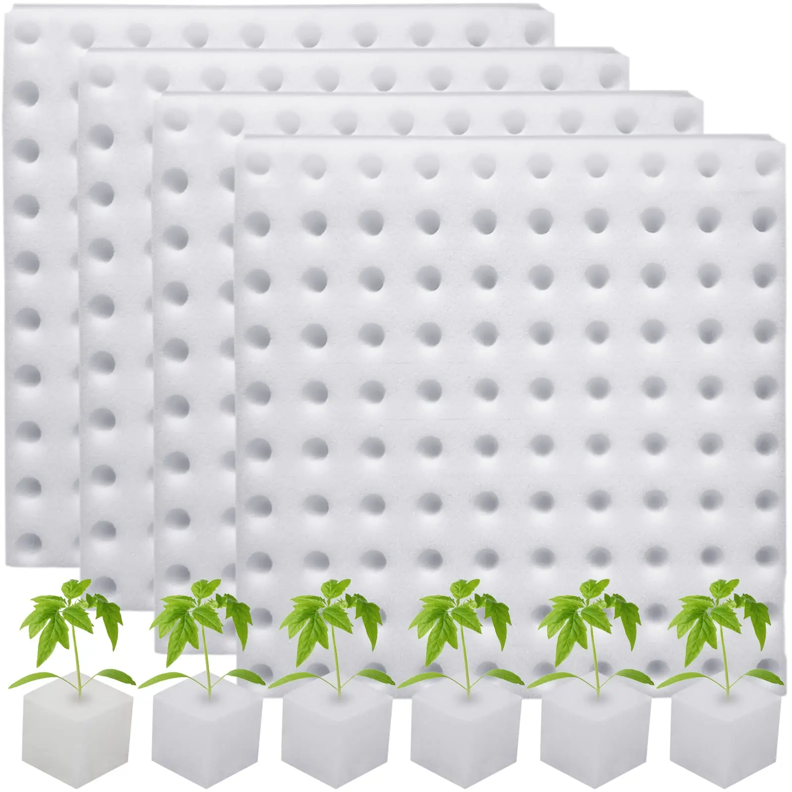 1/2/3/5/10pcs 250mm by 250mm Nursery Sponge Gardening Hydroponics ...