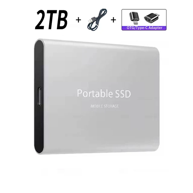 Portable SSD 256TB External Solid State Drive High Speed USB3.1 2TB ...