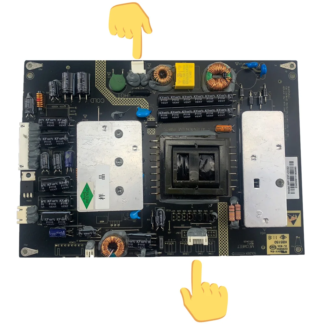 Original power board Ph32m Led A3 Ph32n35t Mp123t Kb5150 - AliExpress 39