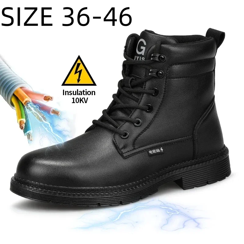 GUYISA-Winter-Men-Boots-10KV-Insulated-Safety-Shoes-Work-Waterproof-Anti-Slip-Comfortable ...
