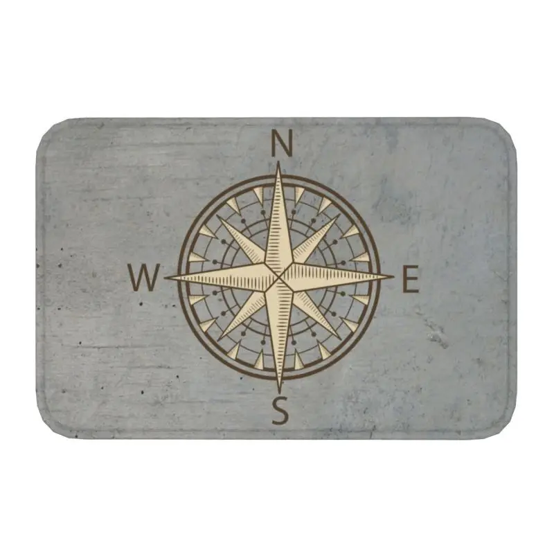 Vintage-Nautical-Compass-Carpet-Front-Door-Mat-Anti-Slip-Quick-Dry ...