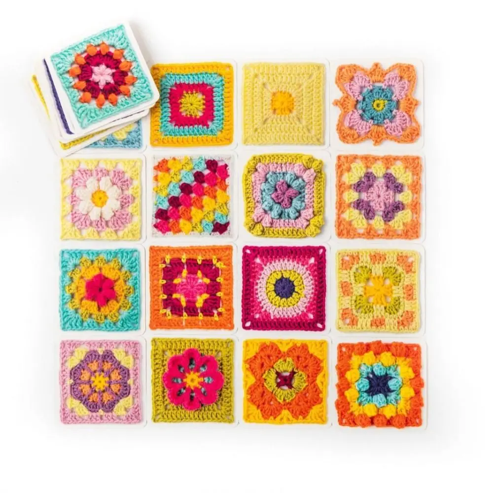 The-Granny-Square-Card-Deck-Set-DIY-Whol-Pattern-Cards-Set-Mix-Matchs ...