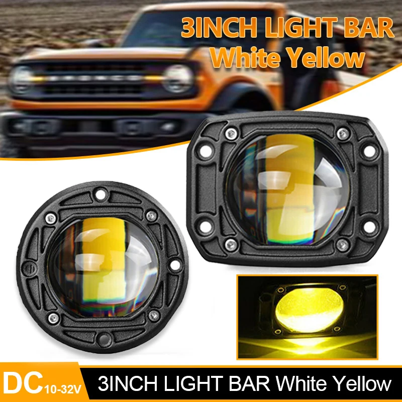 3-Inch-8D-LED-Lens-Work-Light-40W-Dual-Color-3inch-Fog-Lamp-Driving ...