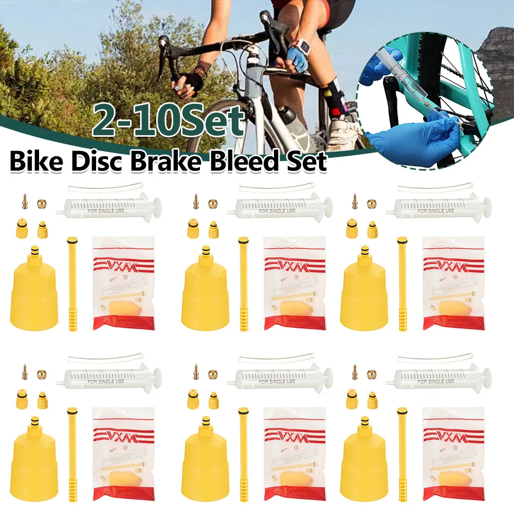 2-10Set Bicycle Brake Mineral Oil System Bleed Kit for Shimano ...