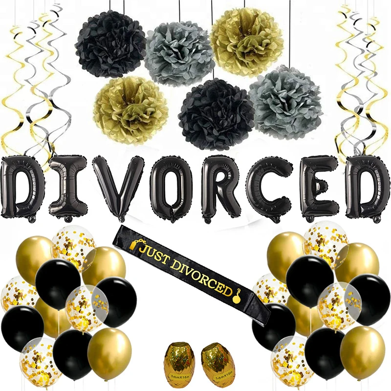 Divorce Party Decorations