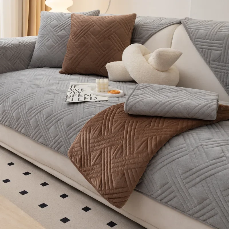 Winter-Thickened-Plush-Sofa-Mat-Dust-Proof-Anti-Slip-Sofa-Cover ...