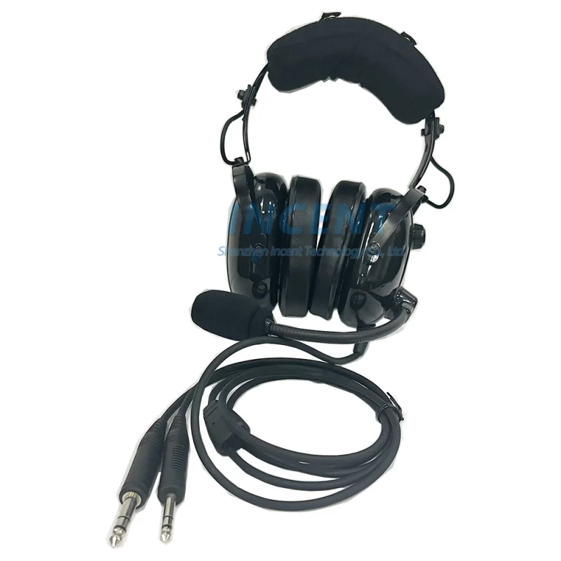Aviation Headset for Pilots Include Headset Bag, Noise Cancelling Mic ...