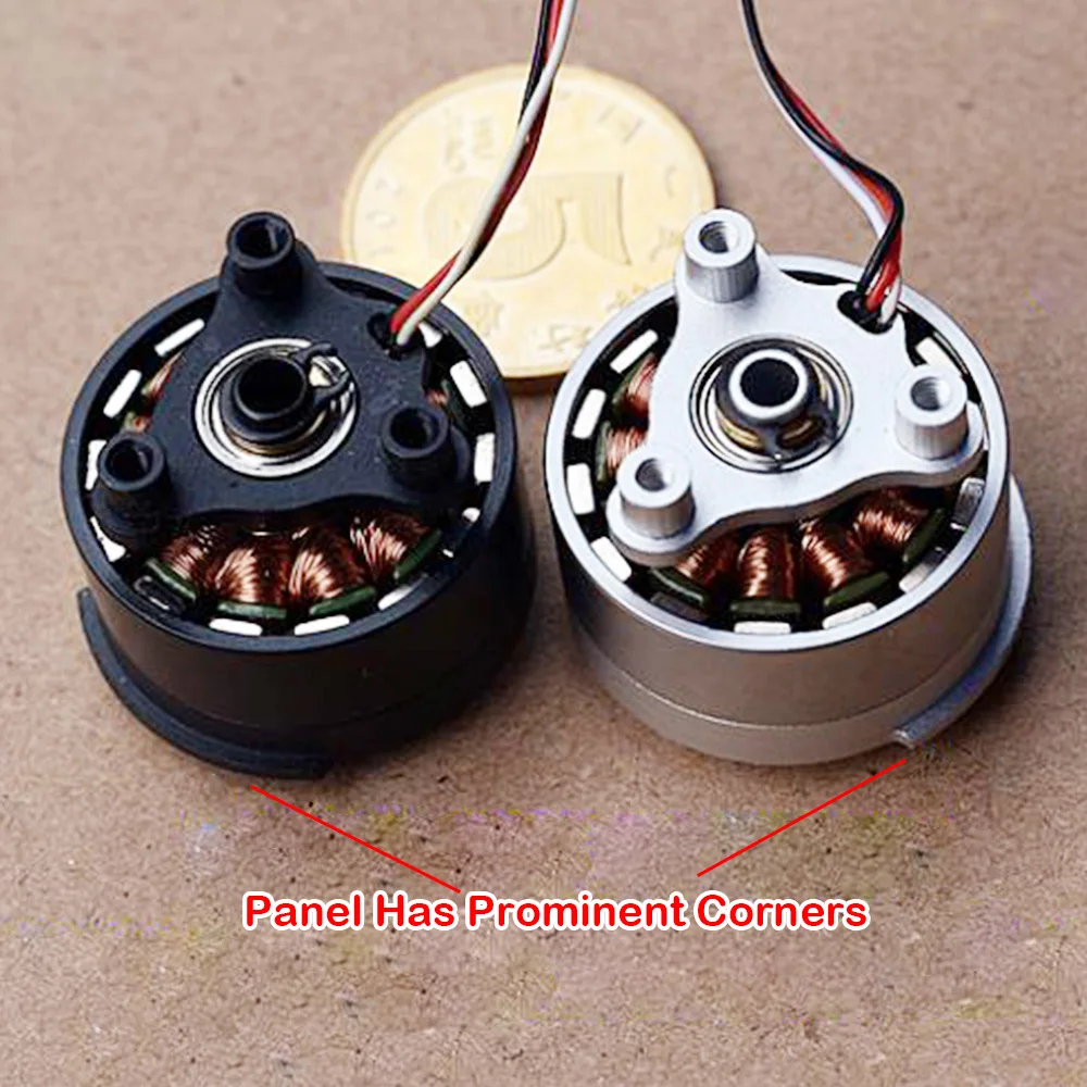 1PC Mini 1806 Brushless Motor Hollow Shaft 23MM Small PTZ Motor DC 12V ...