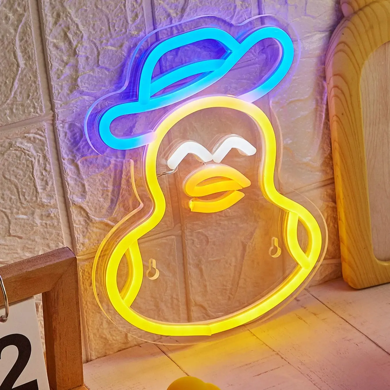 Chi-buy-LED-Neon-Cartoon-Duck-USB-Powered-Neon-Signs-Night-Light-3D ...