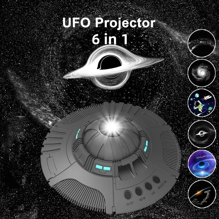 NEW UFO LED Star Projector Night Light 8 in 1 Planetarium Projection ...