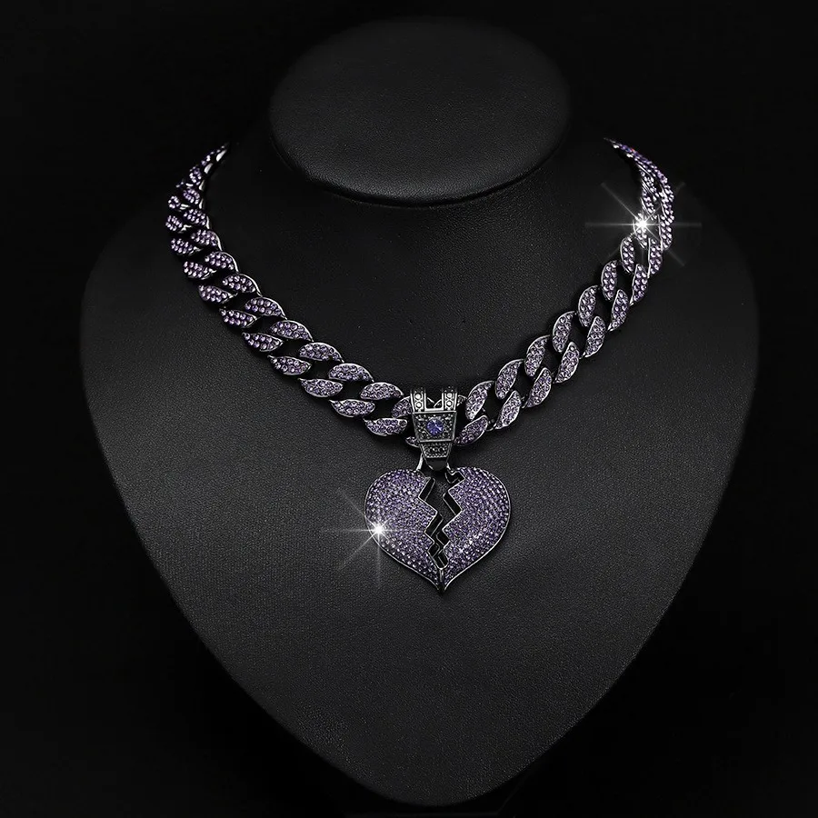 NL2041-heart-Latest-Design-Hip-Hop-Jewelry-Gold-Plated-Iced-out-Full ...