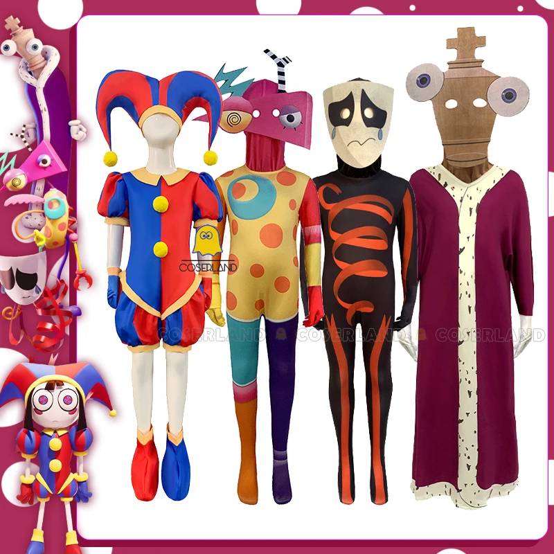 IN STOCK The Amazing Digital Circus Pomni Kinger Zooble Cosplay Cartoon ...