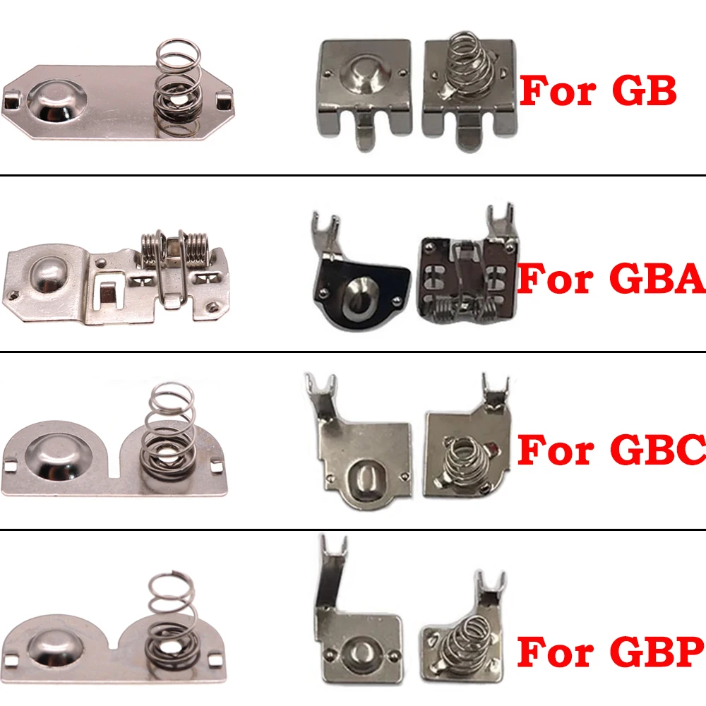 For-GB-GBC-GBA-GBP-Motherboard-Housing-Battery-Terminals-Spring ...