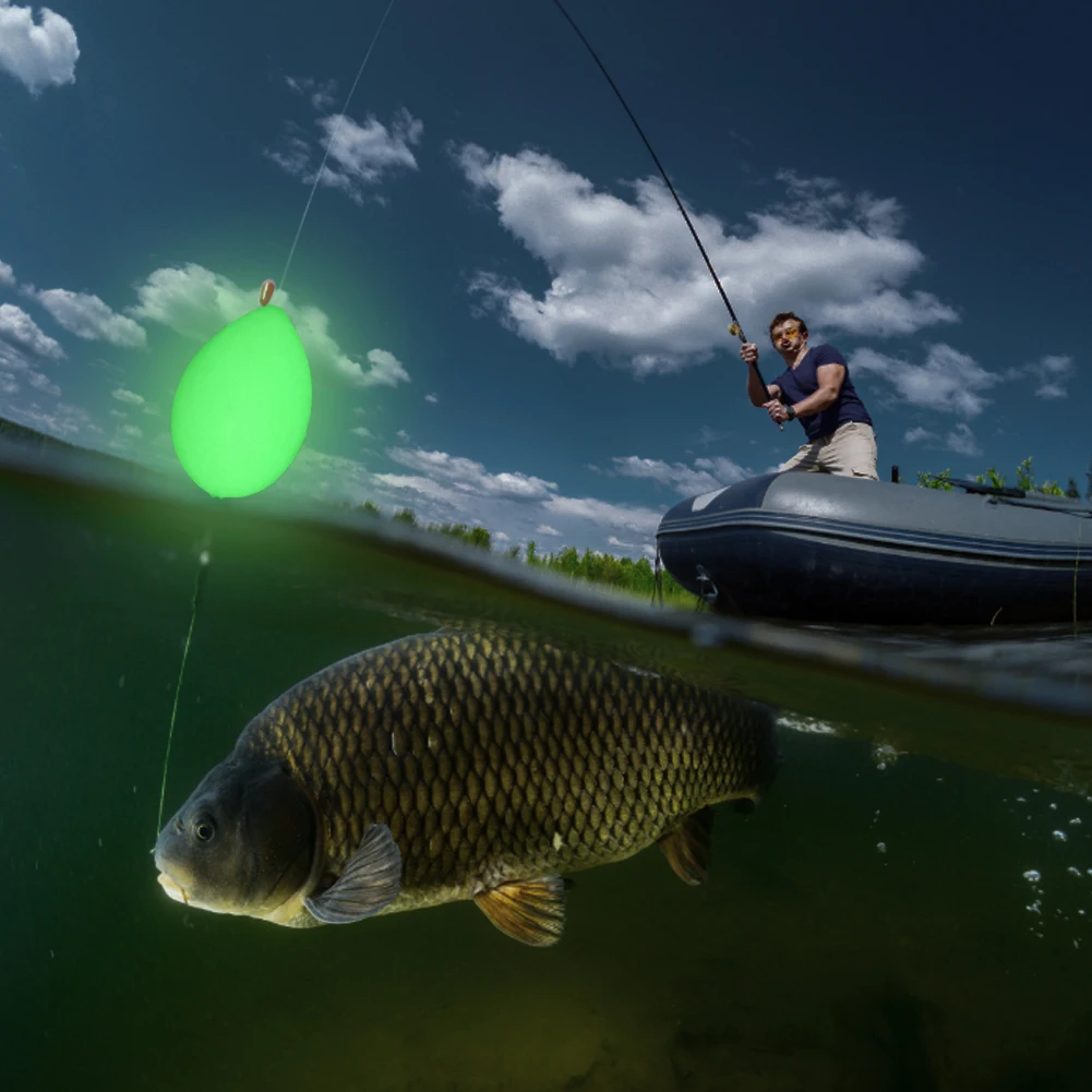 new-1PCS-Luminous-Egg-Float-Night-Fishing-Long-distance-Casting ...