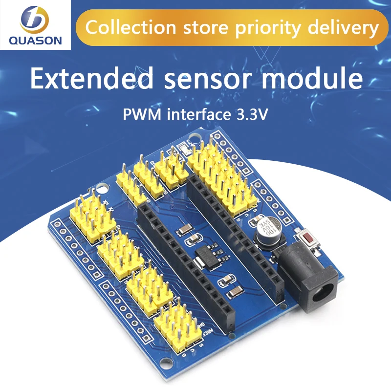 Nano Io Io 확장 센서 실드 모듈 Arduino Uno R3 Nano V30 30 컨트롤러 호환 보드 I2c