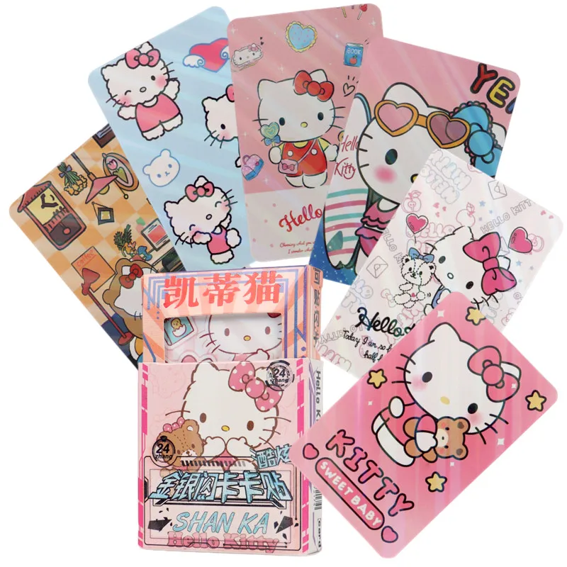 Anime-Sanrio-Cart-es-para-Crian-as-Cute-KT-Cat-Hello-Kitty-Kuromi ...